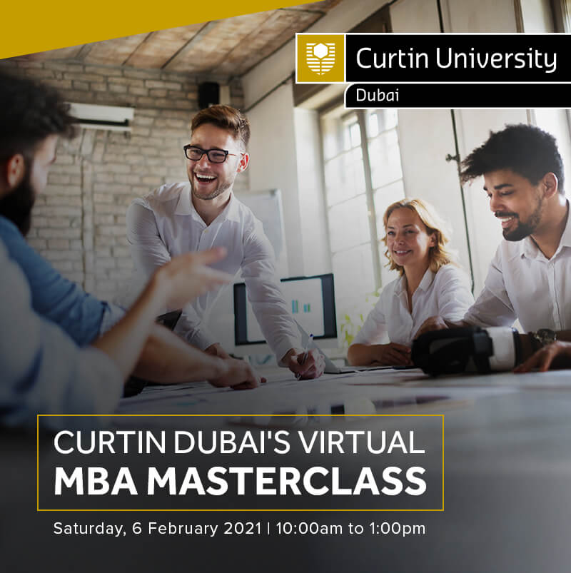 Curtin Dubai's Virtual MBA Masterclass - Previous Events