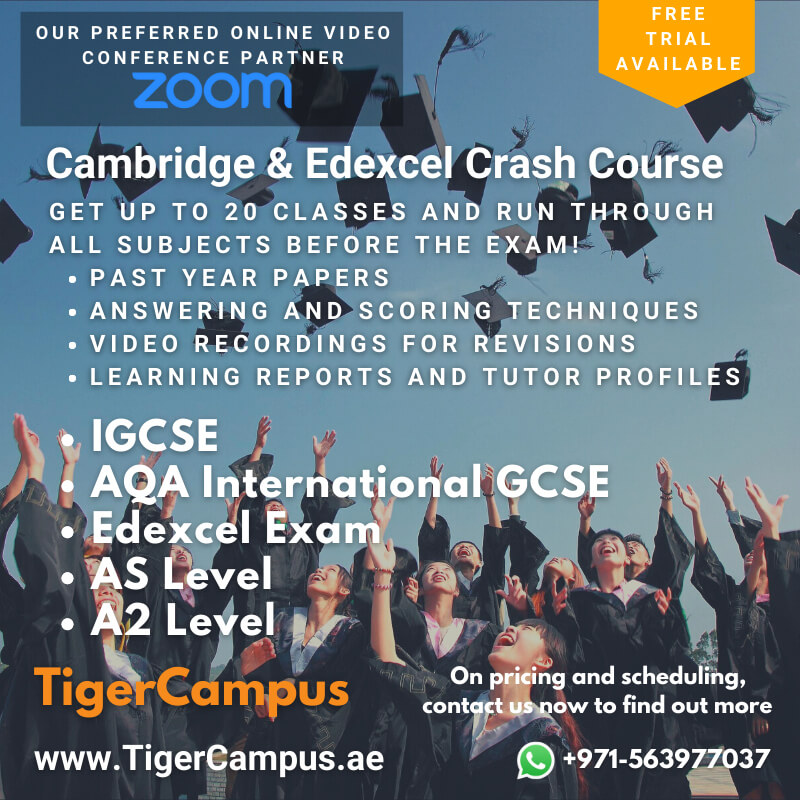 Cambridge/EdExcel Crash Course - TigerCampus UAE - Previous Events