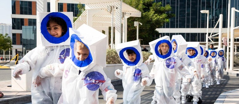 Look: Students in UAE dress up as astronauts and break a world record ...