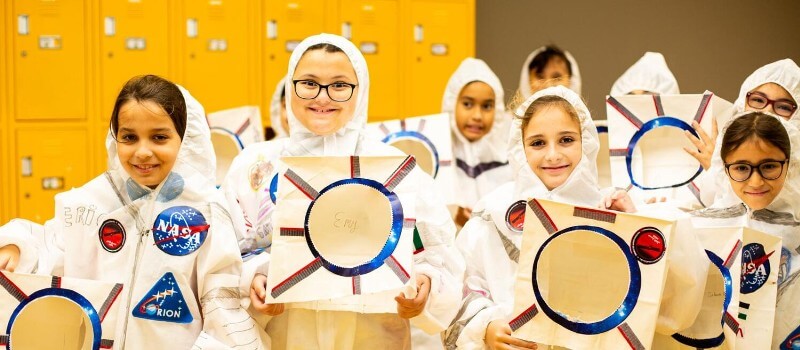Look: Students in UAE dress up as astronauts and break a world record ...