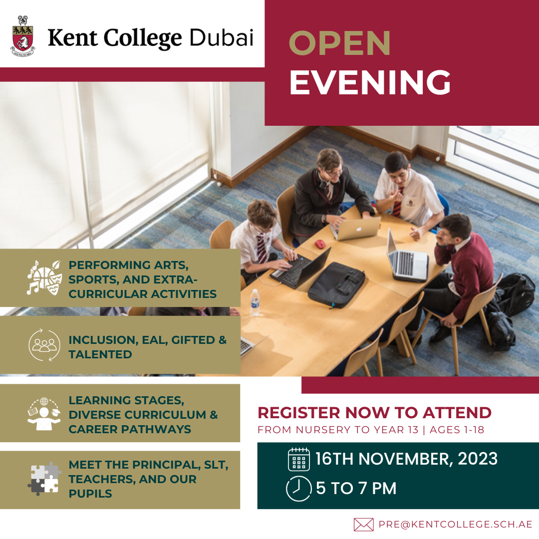 Open Community Evening - Kent College Dubai - Dubai, Previous Events, UAE