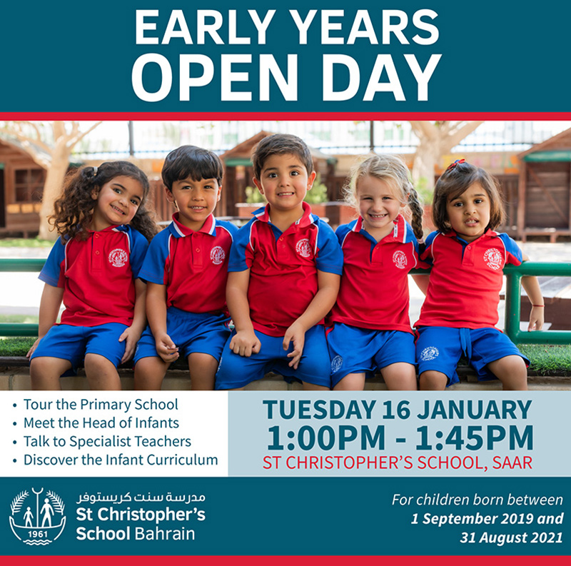 Early Years Open Day - St Christopher's School Bahrain - Previous Events