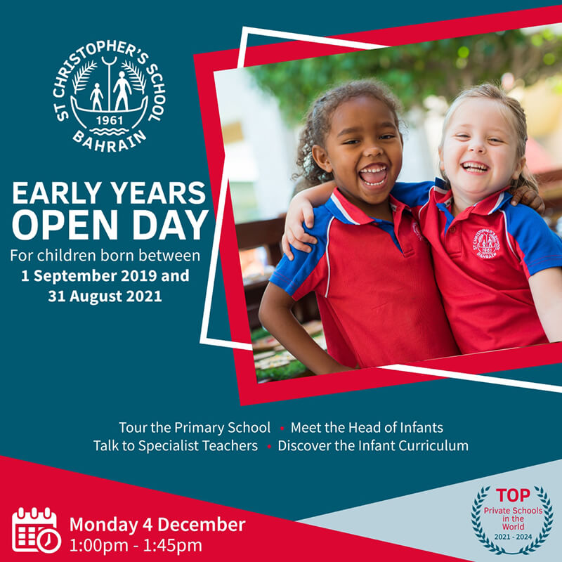 Early Years Open Day - St Christopher's School Bahrain - Previous Events