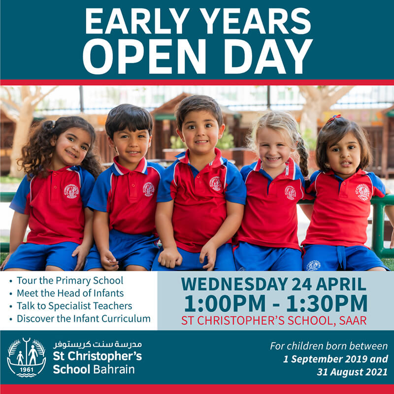 Early Years Open Day - St Christopher's School Bahrain - Previous Events