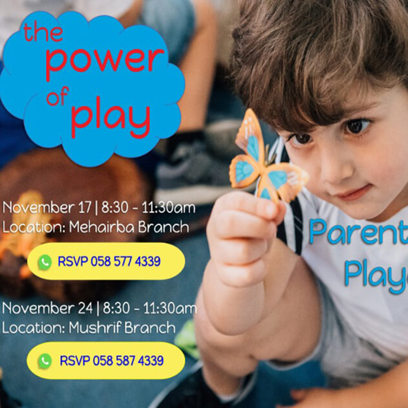 The Power of Play Bright Beginnings Nursery Parent & Child Playdate ...