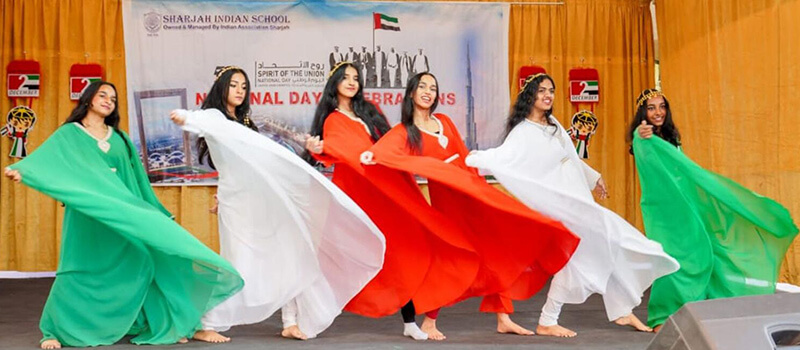 UAE National Day: Students celebrate Union Day, paint school red, black ...