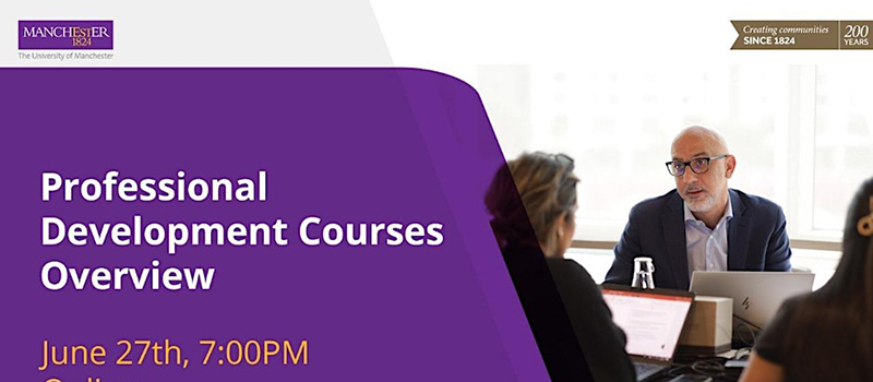 Professional Development Courses Overview - The University of ...