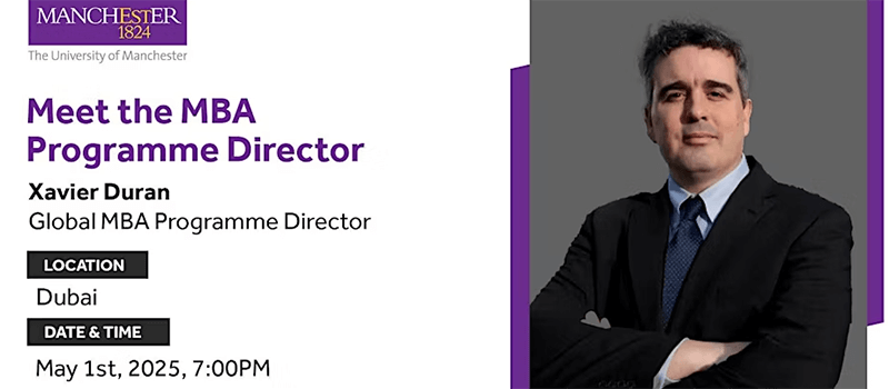Meet the MBA Programme Director - The University of Manchester – Dubai ...
