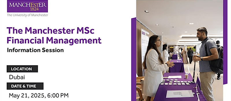 MSc Financial Management - The University of Manchester - Dubai ...