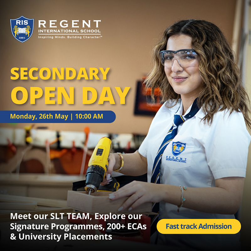 Secondary Open Day - Regent International School - Dubai, Previous ...